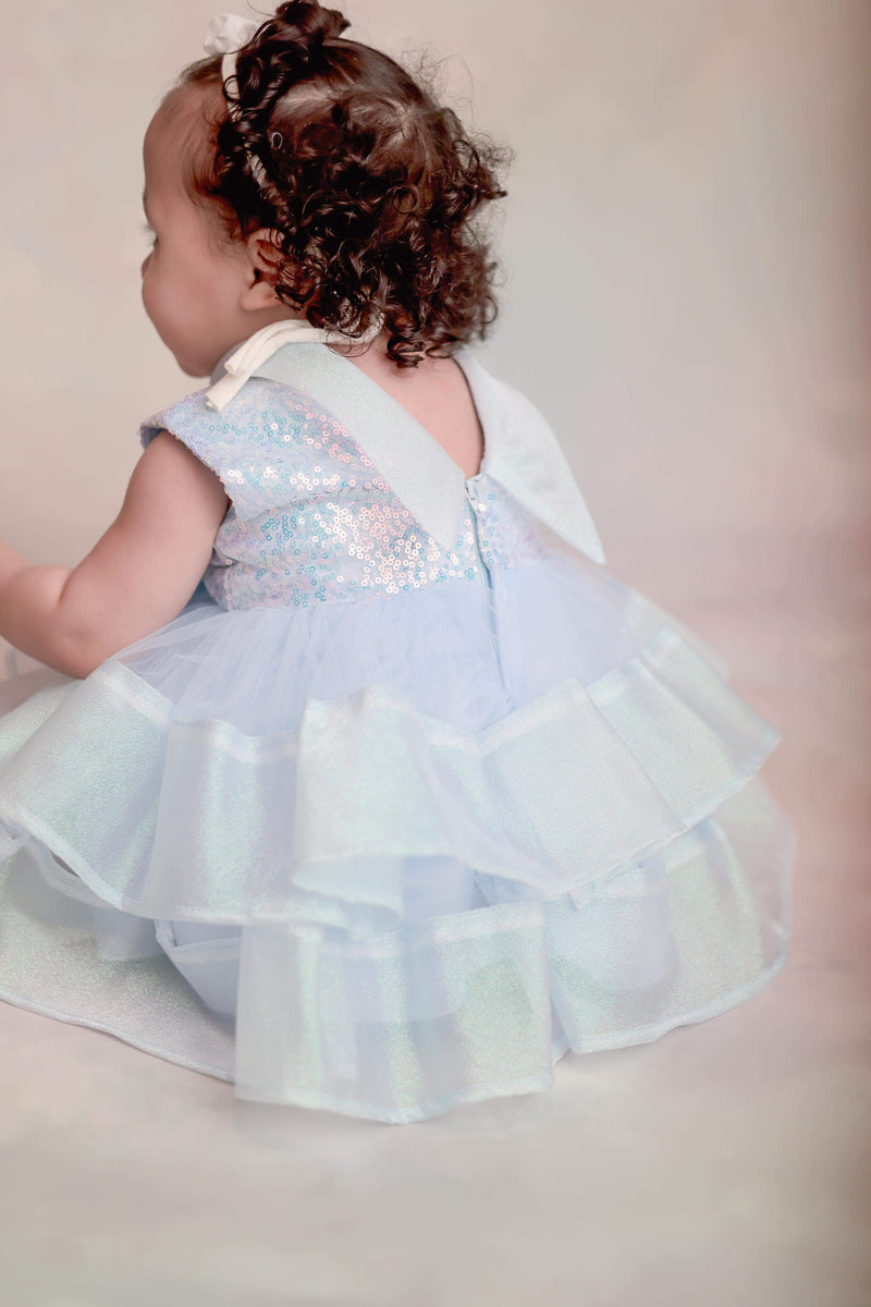 Bibbidi Bobbidi Dress. Blue – What A Princess LLC