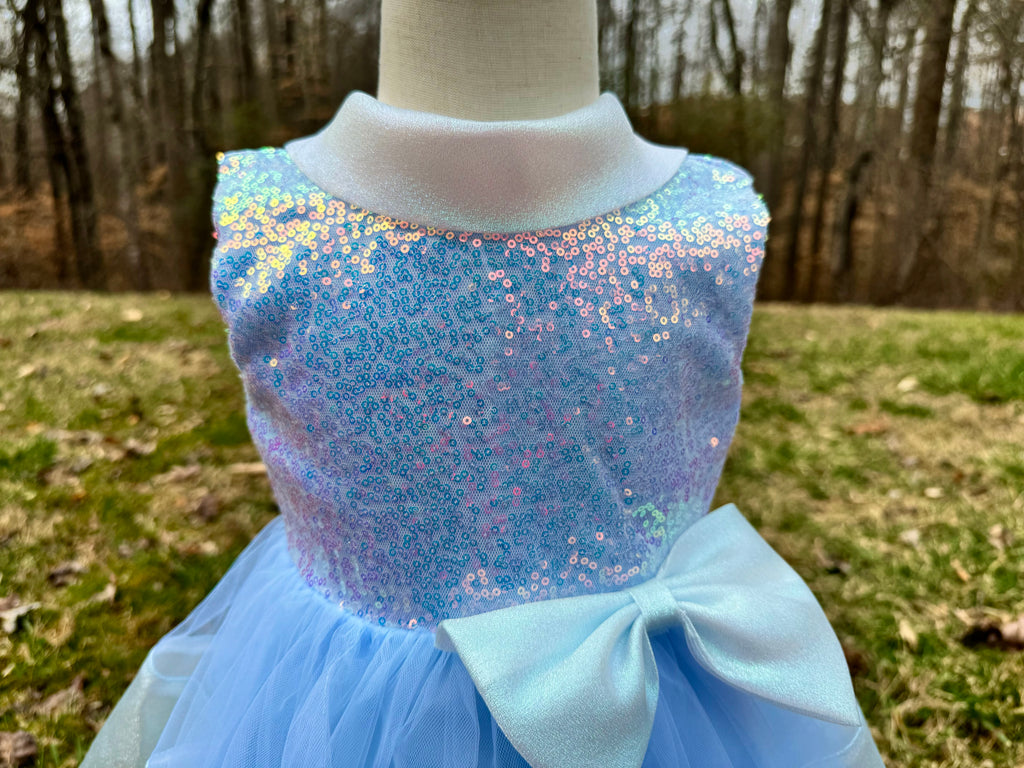 Bibbidi Bobbidi Dress. Blue – What A Princess