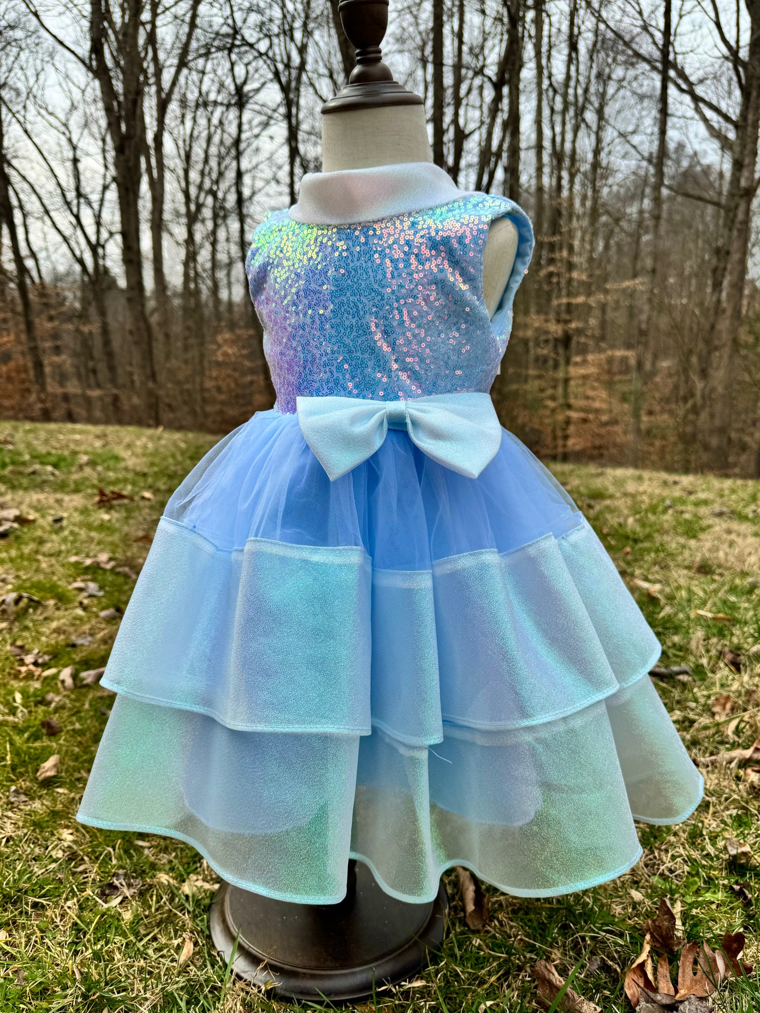 Bibbidi Bobbidi Dress. Blue – What A Princess