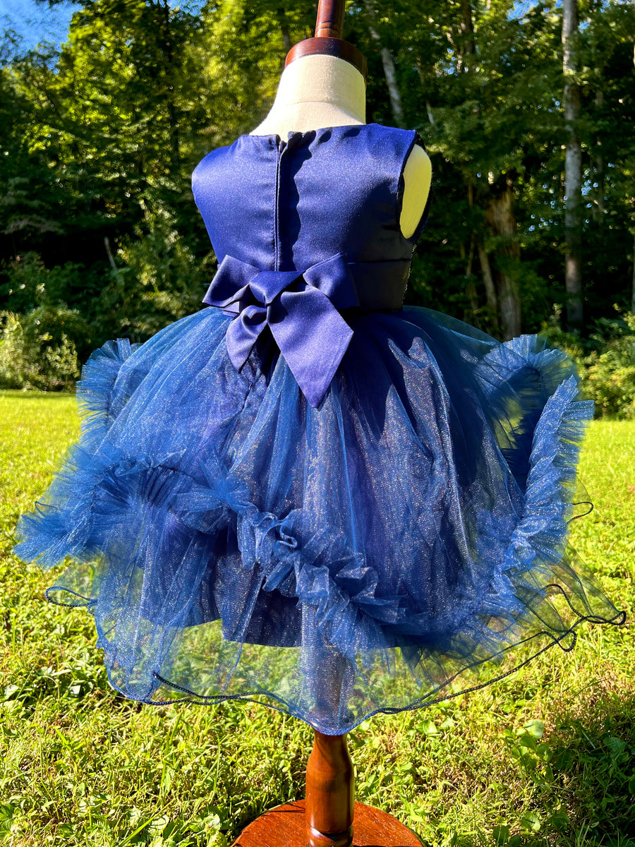 Haley Dress. Blue – What A Princess LLC